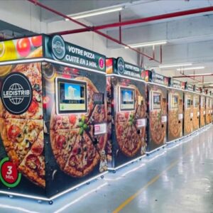 Smart Pizza Machine Business Automatic Pizza Vending Machine Self-Service Pizza Kiosk for Sale Indoor Outdoor Self-Service Fresh Pizza