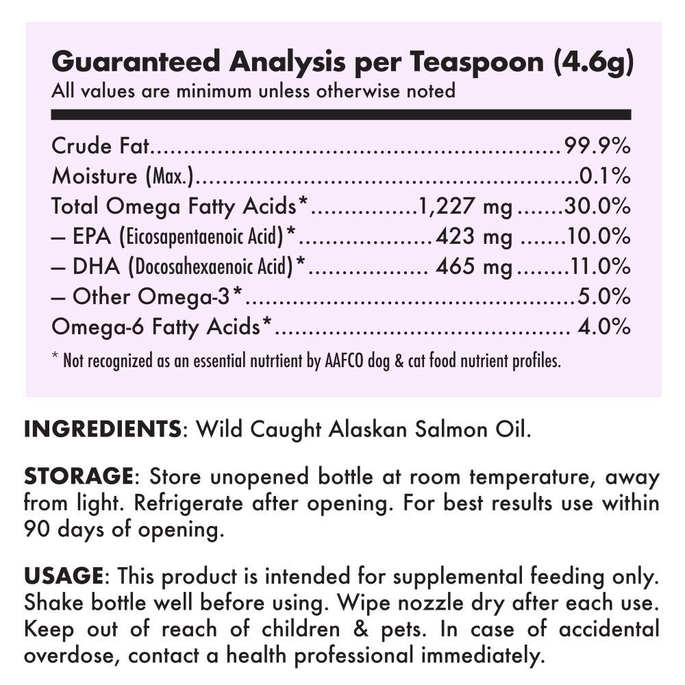 Wild Alaskan Salmon Oil for Dogs & Cats 8 oz and Allergy Relief 120 Chews for Dogs & Immune & Digestive Supplement with Wild Salmon Oil