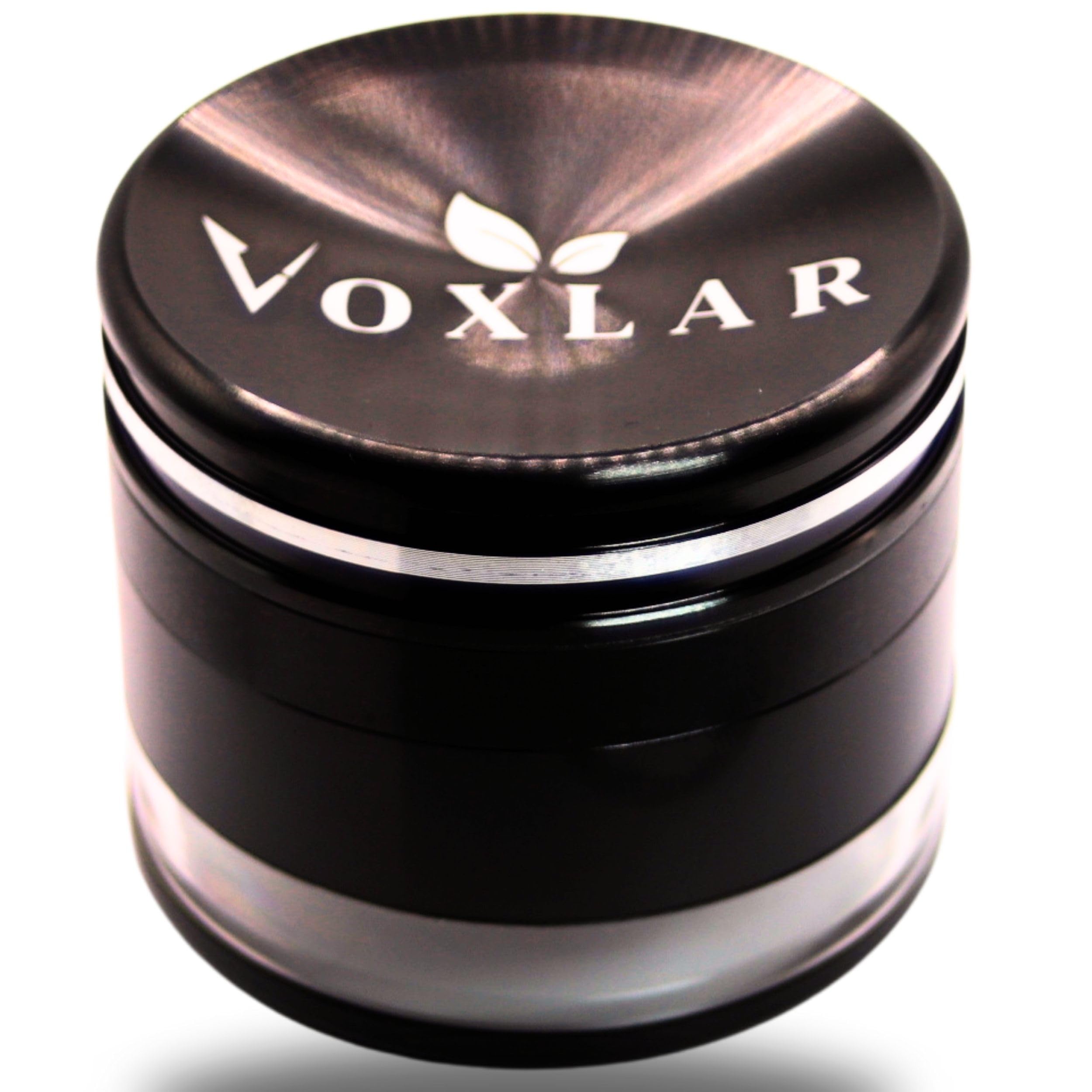 VOXLAR 2.5 Inch Grinder Mills, Aluminum (Black)