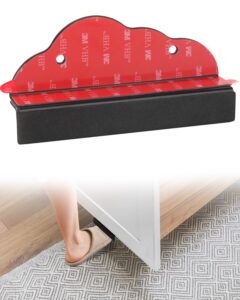 cabinet foot pull for trash drawer - foot pull for trash cabinet drawer - hands-free design for full overlay cabinet doors - durable carbon steel with eva padding