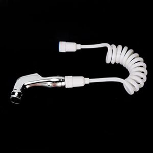 Handheld ABS Bidet Sprayer Shower Head with PU Spring Tube G1 2 BSP for Bathroom Toilet Ergonomic Handle