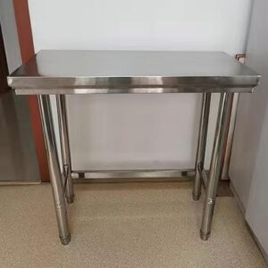 Food Prep Table,24x20x31 Inches Household Stainless Steel Prep Table | Kitchen Furniture Anti-Rust for Cafeterias, Clean Rooms, Hotels, Hospitals