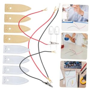 BUGUUYO 1 Set Battery Experiment Kit Fruit Experiment Tools Anode for Zinc Electroplating Copper Anode Experiment Supplies Electrode Material Fruit Battery Experiment Tools Zinc Anode ，