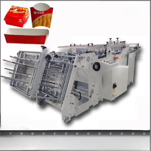 High Speed Food Tray Pizza Hamburger Boxes forming Machine Automatic Lunch Paper Box Making Machine