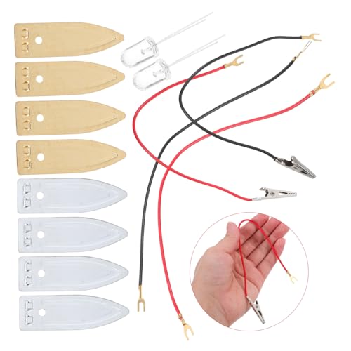 BUGUUYO 1 Set Battery Experiment Kit Fruit Experiment Tools Anode for Zinc Electroplating Copper Anode Experiment Supplies Electrode Material Fruit Battery Experiment Tools Zinc Anode ，