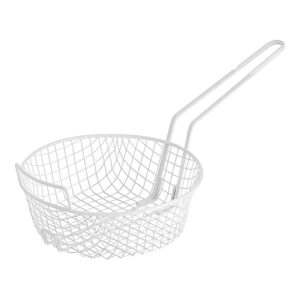 ocs parts pro chef series 10-inch coarse mesh breading basket with helper handle for breading chicken, seafood, onion rings, appetizers and poultry