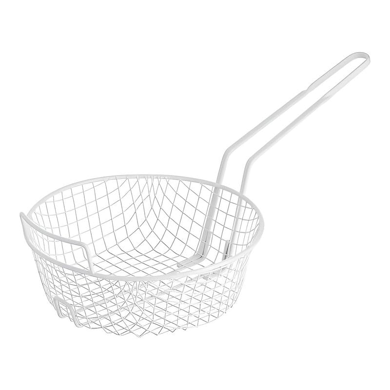 OCS Parts Pro Chef Series 10-Inch Coarse Mesh Breading Basket with Helper Handle for Breading Chicken, Seafood, Onion Rings, Appetizers and Poultry