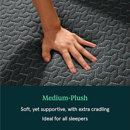 Tuft & Needle Mint Hybrid Medium Plush King Size Mattress in a Box, Cooling Adaptive Foam, Pocketed Coil Support, 100 Night Trial, Fiberglass Free, CertiPUR-US, 10-Year Limited Warranty