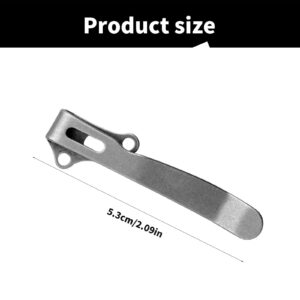 Metal Back Clip Pockets Cutter Clip Carry Clamp Pockets Clip For Demko AD20/20.5 Folding Pockets Cutter Accessories