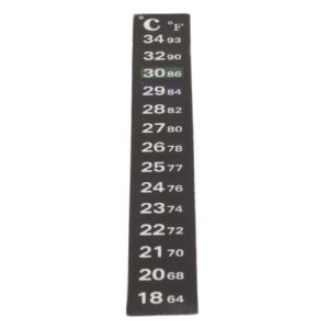 aquarium thermometer, aquarium thermometer strip fish tank thermometer amphibian and reptile thermometer sticker aquarium temperature sticker strip stick on for fish tank home