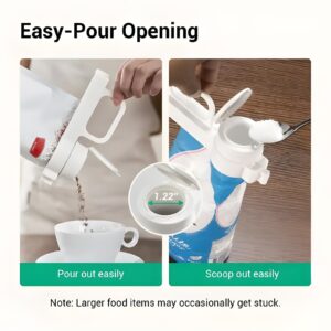 BINGONE Food Bag Sealing Clip with Pour Spout, Chip Bag Clips, Chip Bag Clips Set, Food Clips to Seal Pour Food Storage Bag Clip with Spout for Cereal, Snacks, and More (3 pcs)