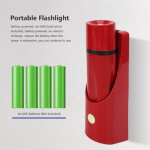 Tnfeeon LEDFlashlights, Wall Mounted Weatheready Emergency Flashlight Power Failure Emergency Safety Power for Hurricane Supplies and Survival Kits Flash Light for Hotel Home