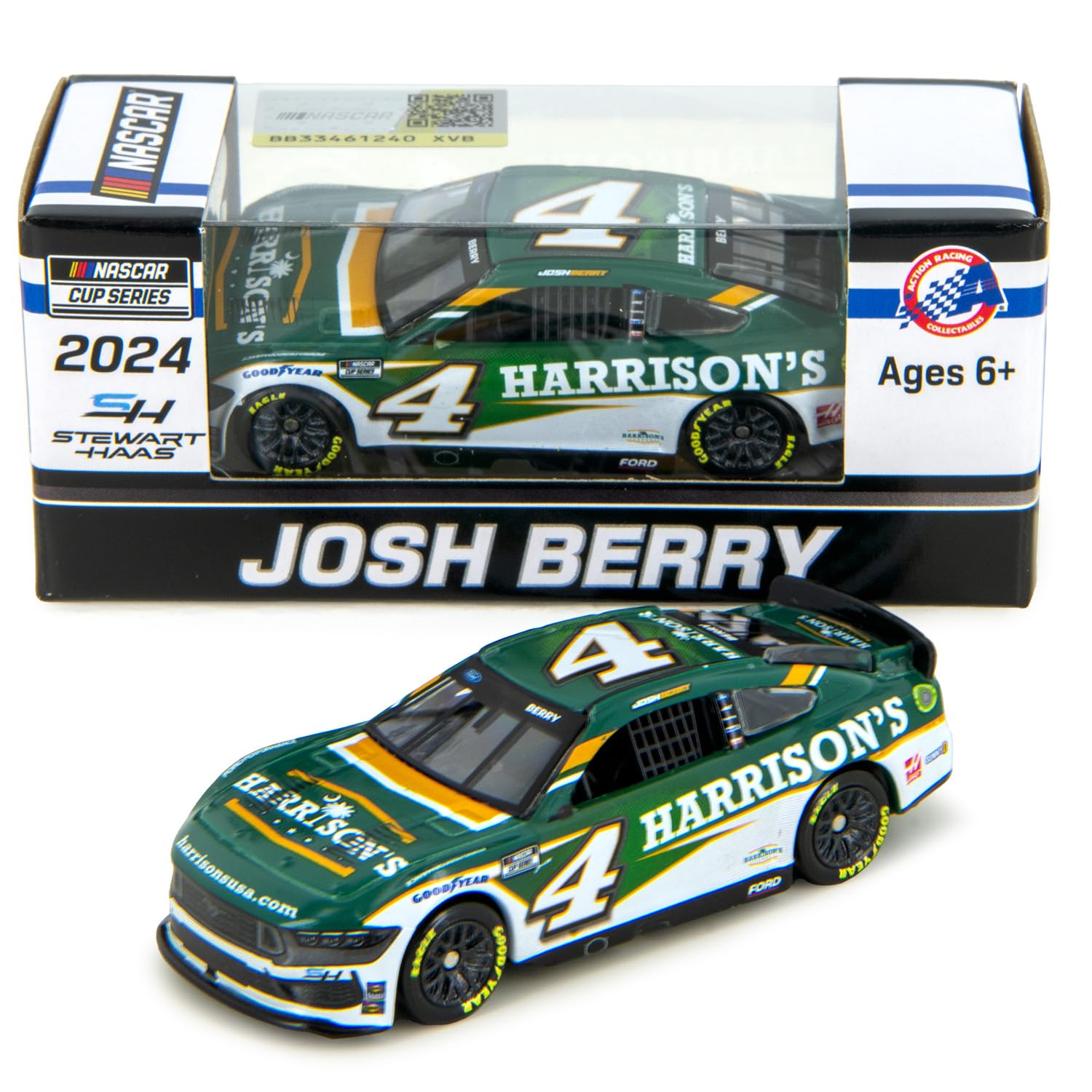 Lionel Racing Josh Berry 2024 Harrison's Diecast Car 1:64 Scale