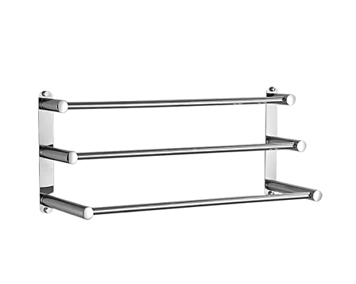 Towel Racks, Towel Rack for Bathroom Towel Rack Towel Rack for Bathroom 3 Tier Bath Towel Rack Stainless Steel Wall Mounted Towel Rack Towel Rack for Kitchen/60Cm/a