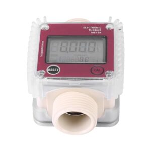 flow meter digital water flow meter k24 lcd digital oil fuel flow meter liquid water tester high stability and convenient operation