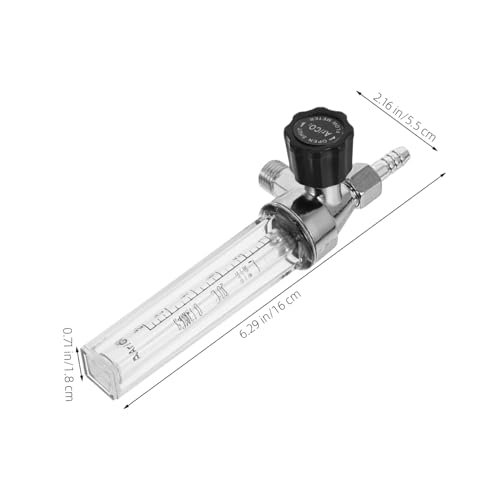 OUNONA Barometer Flowmeter Tube Flowmeter Argon Air Flow Meter Argon Flowmeter Argon Gas Flow Meter Measurement Flowmeter Regulator Carbon Dioxide Flowmeter Plastic Transparent