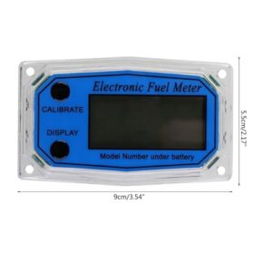 Flow Meter for Flow Meter Electronic Digital Flow-Meter Meter Display Chip/Accessory/Liquid Water Die Sel Methan High Stability and Convenient Operation