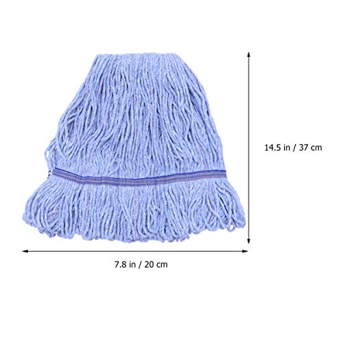 SECFOU 1pc Mop Accessories Mop Refill Practical Mop Cloth Washable Mop Head Commercial Mop Heads Spray Mop Sponge Mop Mop Pads Household Mop Pad Dust Mop Refill Blue