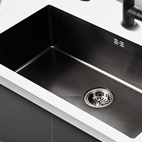 Sink,Bowl Kitchen Sink, Stainless Steel Deep Kitchen Sink