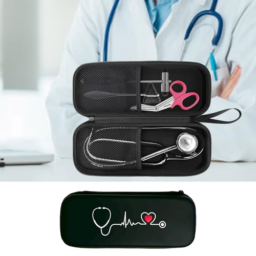 Stethoscope Protections Case with Easy Carry Handle for Doctors and Nurses Stethoscope Case Holder Zippers Closures