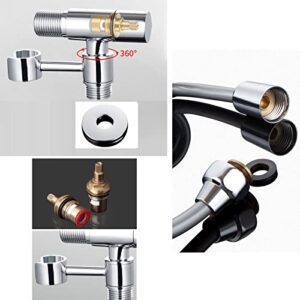 ZLOCYIVHE Hand Shower for Toilet Use Handheld Bidet Sprayer Set Bidet Shower Attachment with Hose Cold Water Brass Cloth Diaper Sprayer Kit