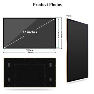 32 Inch Digital Signage Displays,LED Display Interactive Digital Advertising Player Wall Mounted, 2G-8G,With USB,SD Card Slot,For Exhibition Halls,Shopping Mall,32inches