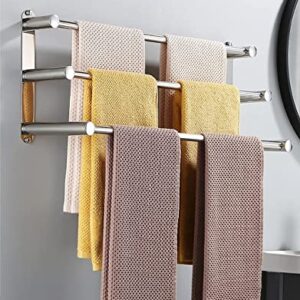 Towel Racks, Towel Rack for Bathroom Towel Rack Towel Rack for Bathroom 3 Tier Bath Towel Rack Stainless Steel Wall Mounted Towel Rack Towel Rack for Kitchen/60Cm/a