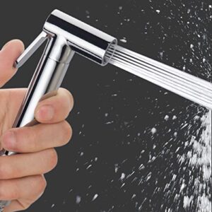 ZLOCYIVHE Hand Shower for Toilet Use Handheld Bidet Sprayer Set Bidet Shower Attachment with Hose Cold Water Brass Cloth Diaper Sprayer Kit