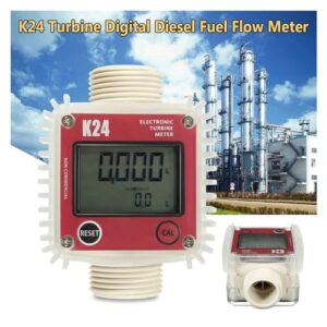 Flow Meter LCD Fuel Flow Meter K24 for Digital Die-sel Fuel Flowmeter Hot Favorable for Liquid High Stability and Convenient Operation