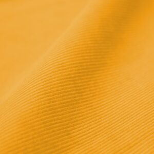 Corduroy Fabric 21 Wale Apparel 140-150GSM Solid Color by Continuous Yard 58" W 100% Cotton-Egyptian Yarn Stripe Texture Soft & Lightweight Baby Blanket Blouses Shirts Rompers Sweater Canary Yellow