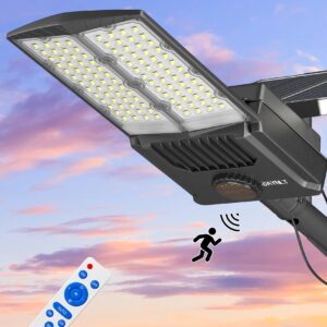 JAYNLT 6000W Solar Street Lights and 8500W Solar Street Lights for Driveway,Yard