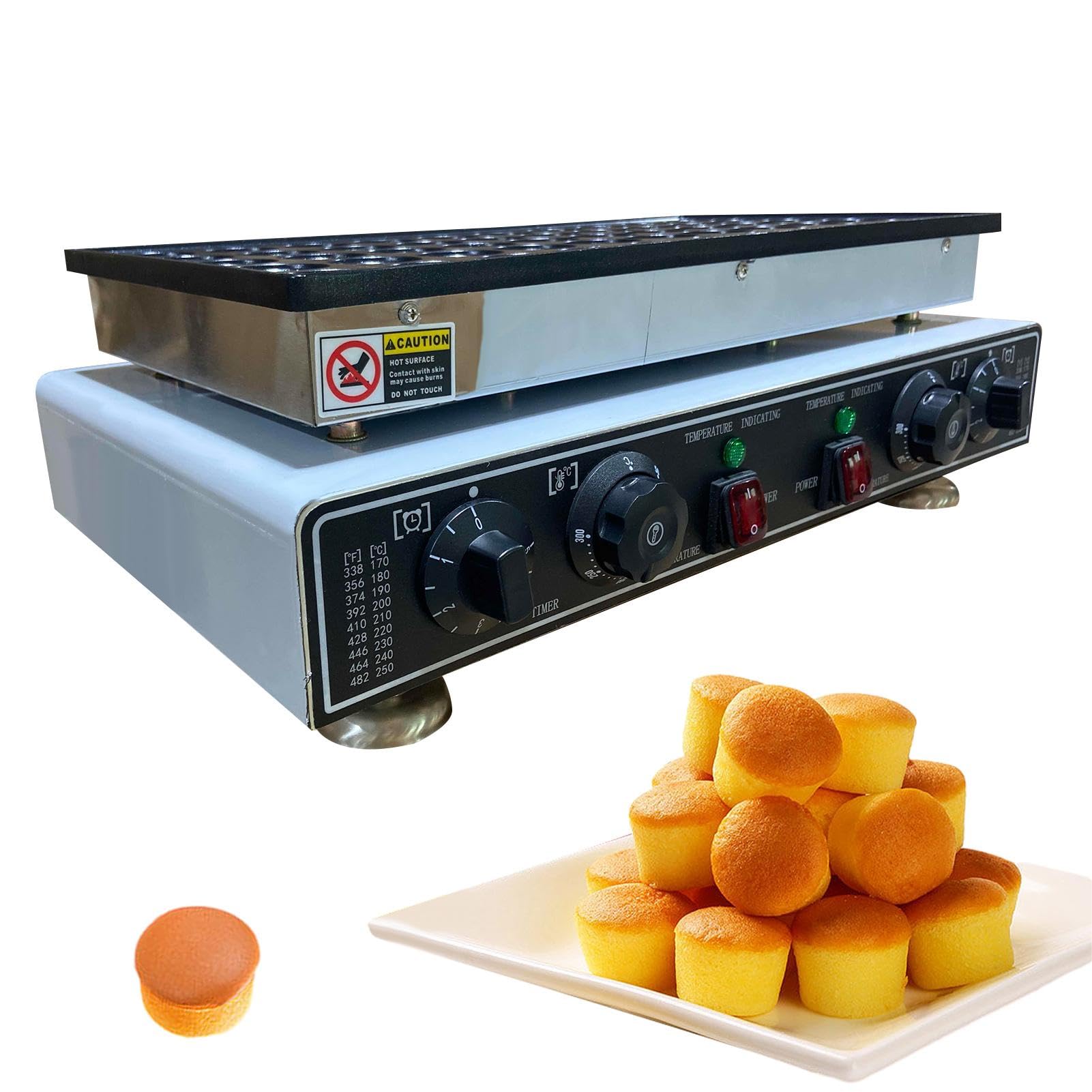 Muffin Maker Machine | Non-Stick Waffle Machine with Timer | Electric Commercial Machine Maker Highly Conductive Pancakes Maker