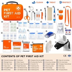 ARCA PET Ultimate Care Bundle: First Aid Kit, Ear Cleaner Wipes & Dental Care Wipes