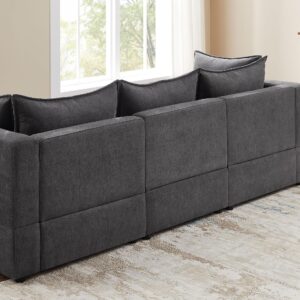 VANOMi Modular Sectional Sofa, 8 Seater Sleeper Sectional Sofa Modular Sectional Couch for Living Room