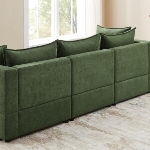 VANOMi Modular Sectional Sofa, 6 Seater Sleeper Sectional Sofa Modular Sectional Couch for Living Room