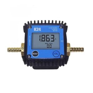 flow control meter g1/4" g1/2" micro flow digital display meter, ar flow meter gasoline oil hydraulic oil soy oil water 0.1-10l/min used in petroleum,food, etc. (color : 0.2-10plm,