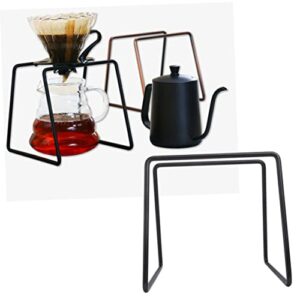 MOLUCKFU Coffee Filter Rack Espresso Coffee Maker Manual Espresso Maker Espresso Filter Stand Cone Holder Stand Tea Filter Holder Manual Espresso Machine Nspressso Coffee Black