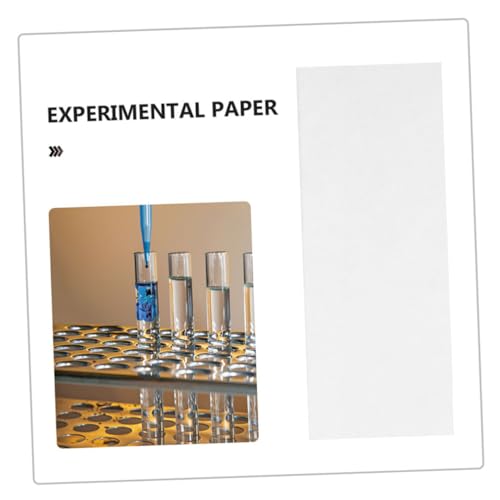 BUGUUYO 1000pcs Absorbent Paper Experiment Experiments Paper Chemistry Paper Science Experiment Strip Test Paper Strip Paper Strips Experiment Blotting Paper Neutral Cotton White