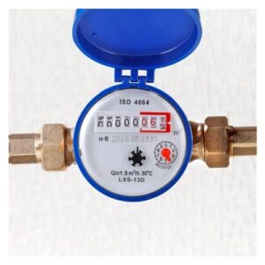 flow meter professional water meter water meter flow measuring tools with copper fittings rotary pointer counter instrument high stability and convenient operation