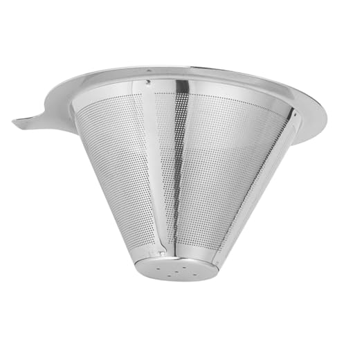 FELTECHELECTR Coffee Filter Tea Net Drip Coffee Maker Cone Espresso Filter Coffee Machine Filter Meshes Pot Home Coffee Mesh Infuser Filter Mesh Strainer Strainers Stainless Steel