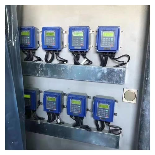 Flow Meter Ultrasonic Flow Meter Digital Flowmeter Power Supply for Water Oil Liquid Pipe Tube Measurement 4-20mA High Stability and Convenient Operation (Color : DN300-DN6000, Size : A)