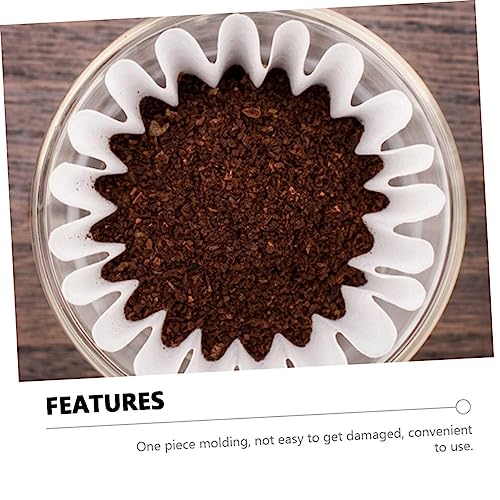 CIYODO 100 Sheets American Coffee Filter Paper Milk Strainer Machine Espresso Coffee Maker Filter Tea Strainer Loose Tea Filter Cold Brew Coffee Cup Filter Paper Drink White