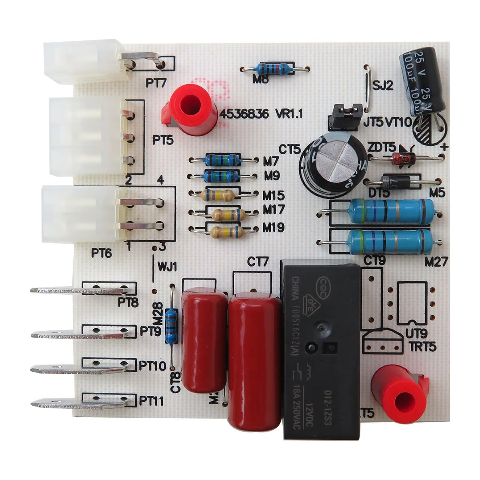 Upgraded W10366605 Refrigerator Adaptive Defrost Control Board for Whirlpool Replaces 2213489, 2213490, 2213456, 2213457, 2213476, W10353224, W10351626, W10366604, W10366605