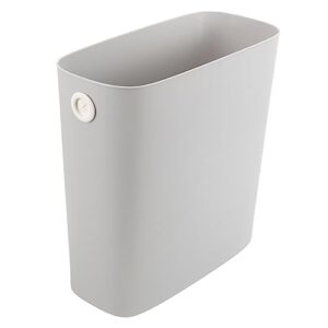 hootnee trash can garbage container bin multipurpose garbage can kitchen trash can narrow trash can garbage can trash basket recycling bin containers touch plastic light grey