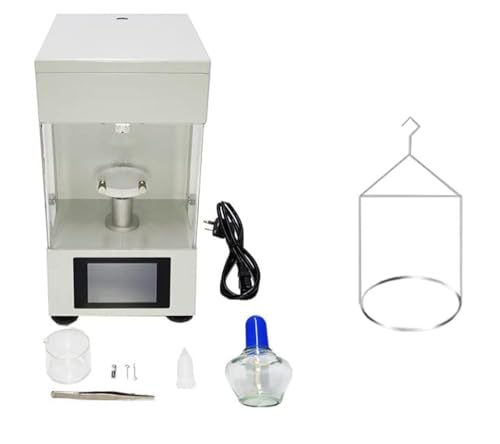 CNYST Interfacial Tension Meter Surface Tensiometer with for Interfacial Tension Measurements for Quality Control and Optimization of Emulsifiers with Platinum Ring Range 0-1000mN/m Accuracy 0.1mN/m