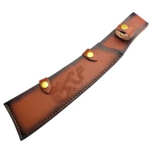 leathers sheath cutter case pockets straight cutter sheath carriers holsters handmade cutter pouches with belt rings