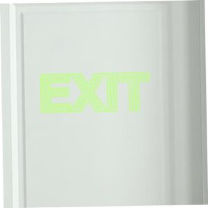 Homoyoyo 1set Export Sticker Signs Stickers Way Indicator Sticker Emergency Exit Sign Floor Guide Sticker Exit Decals Glowing Sticker Ire Exit Signage Adhesive Exit Sticker The Pet 2sheets