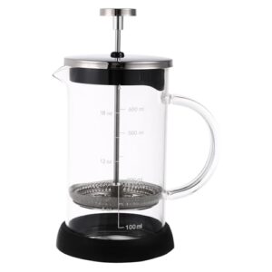 showeroro 1pc manual espresso machine espresso maker espresso shots coffee maker espresso pitcher teapot with scale espresso coffee machine transparent thick bottom glass