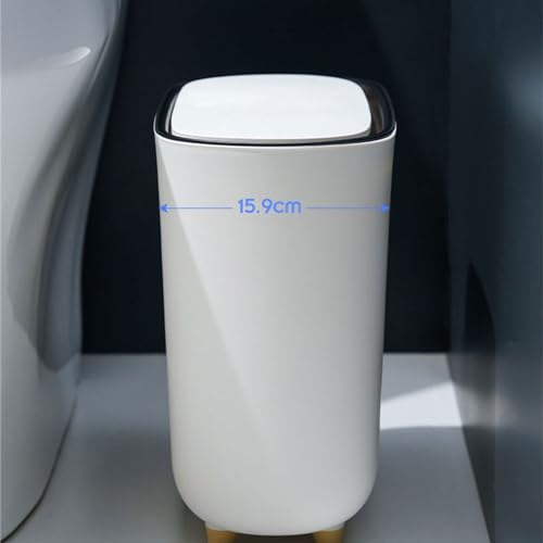 Trash Can with Lid for Bathroom Promoting Garbage Sorting in Limited Areas Garbage Bin