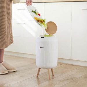 Footbed Garbage Bin 9.5L/10L Automatic Smart Sensors Wastebasket Trash Can for Kitchen Living Room Office Decor